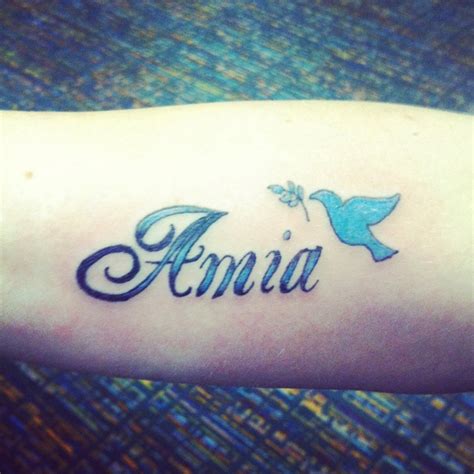Dove Tattoos With Names
