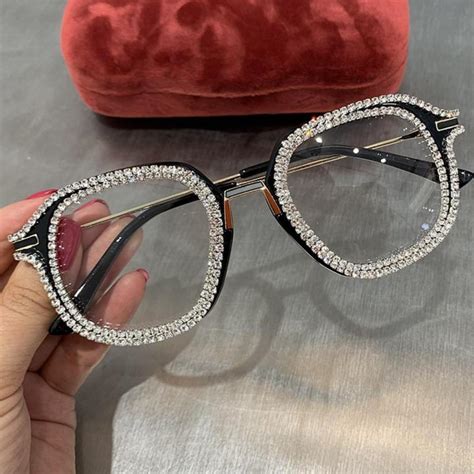 Myopia Hyperopia Women Sunglasses Vintage Clear Lens Glasses Ladies