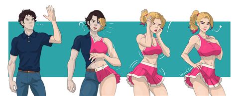 Commission Cheerleader Transformation Tg Tf By Wixedecho On Deviantart