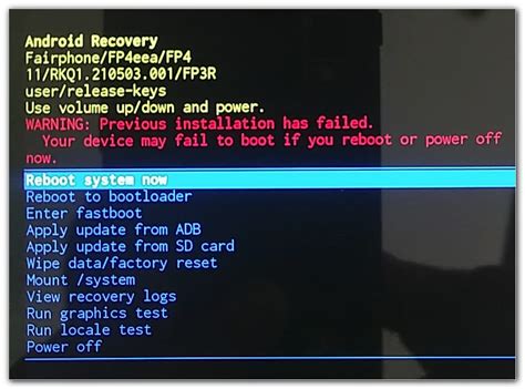 FP Revert To FP OS Fails Recovery Mode Fastbootd Fairphone Fairphone Community Forum