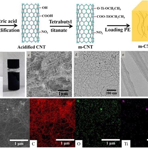 A Xrd Patterns Of The Cntpe Nanocomposite Pe And Cnt B Xrd