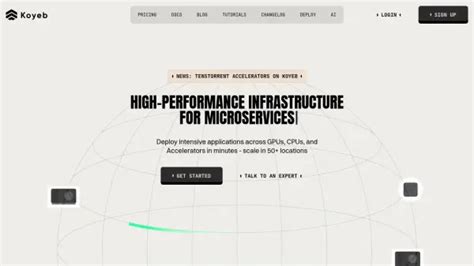 Koyeb High Performance Serverless Platform For Global App And Ai Deployment