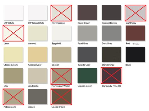 Gutter Color Options My Gutter Doctor