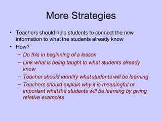 Developing Metacognitive Skills In Your Babes PPT