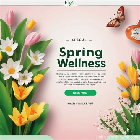 Task Design A Static Promotional Banner For A Spring Wellness Special