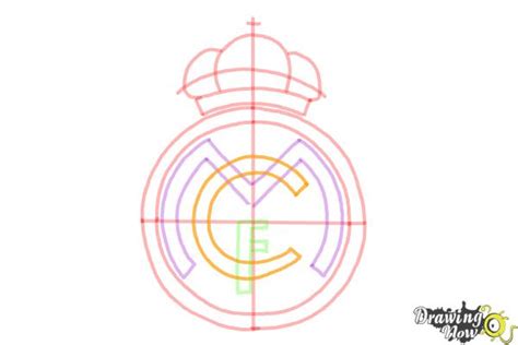 How To Draw Real Madrid Logo Drawingnow
