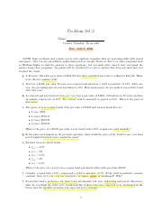 Econ PS Pdf Problem Set Name Course Number Econ Due July NOTE Some