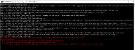 abp framework problem when adding docs module in project stack overflow