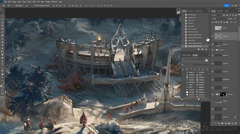 中英文字幕 Blender Ps三维概念原画场景搭建制作教程 World Building Using Blender And Photoshop Cg资源网