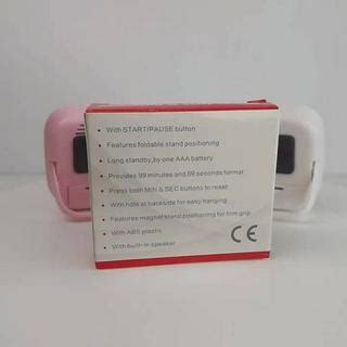 On HandStudy Timer Clock For Babes Alarm Clock With Speaker Magnetic Kitchen Timer With