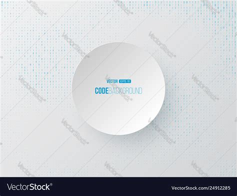 Binary Code Digital Technology Concept Royalty Free Vector