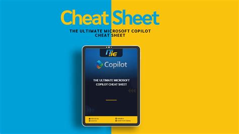 The Ultimate Microsoft Copilot Cheat Sheet Itie