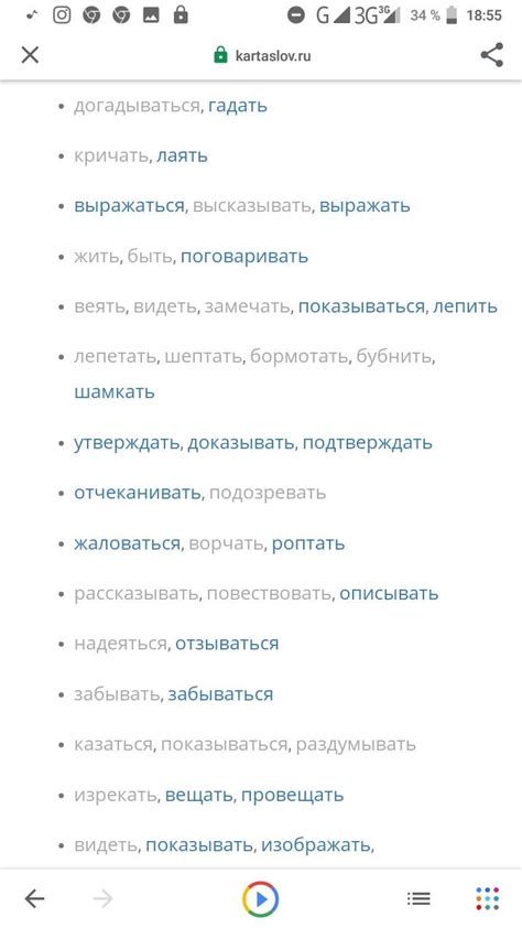 Синонимы к слову говорить