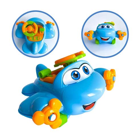 Brinquedo Didático Infantil Bebe Avião Crec Crec Shopee Brasil