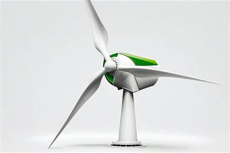 Premium Ai Image A Model Of A Propeller For Wind Turbine Electricity Generator
