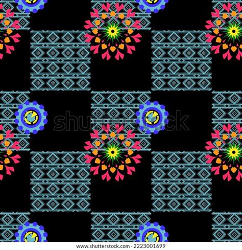 Fabric Pattern Tile Pattern Seamless Pattern Stock Vector Royalty Free