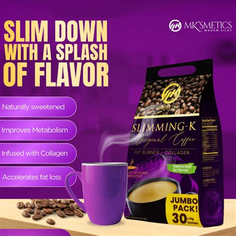 Madam Kilay Slimming K Coffee Jumbo Pack Fat Burner With Collagen