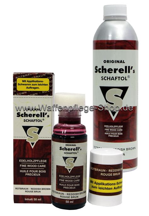 Schaftol Schaftöl & Holzöl aus dem Hause Scherell