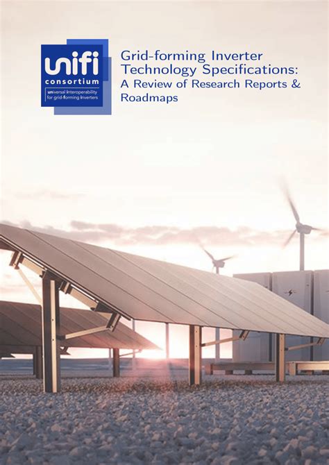 Pdf Grid Forming Inverter Technology Specifications Grid Forming