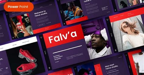 Falva бизнес шаблон Powerpoint Шаблоны презентаций Envato Elements