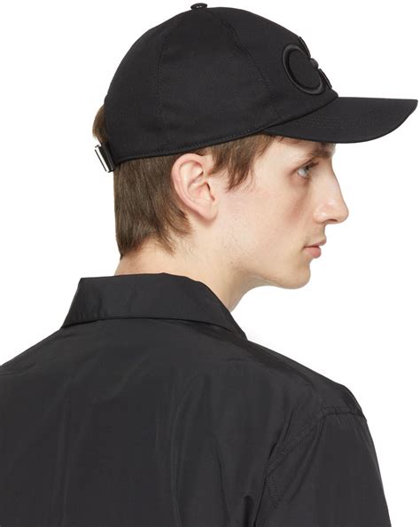 Salvatore Ferragamo Black Gancini Baseball Cap Salvatore Ferragamo