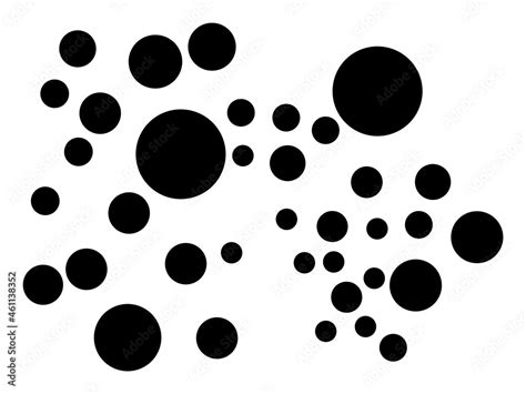 Bubble Cluster Icon With Flat Style Isolated Vector Bubble Cluster
