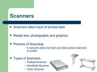 Input Output Hardware PPT Computer Peripherals Computing