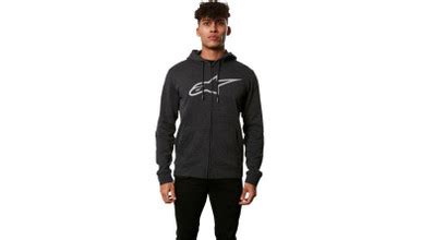 Alpinestars Ageless Ii Charcoal Zip Hoody Motorcycle Closeouts By