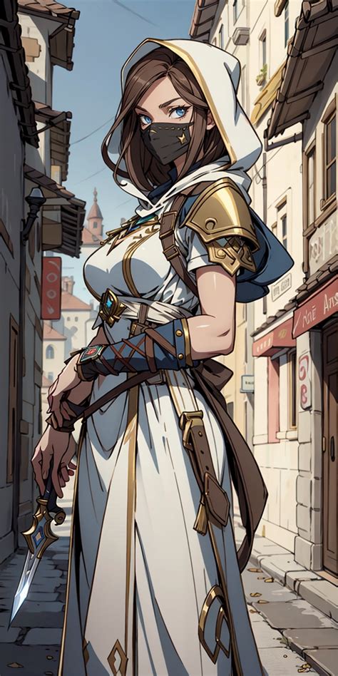 Anime Assassins Creed Meisje