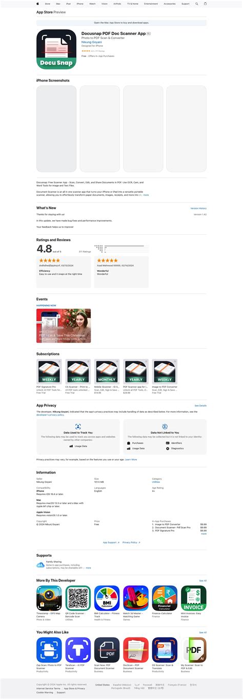 Docusnap Pdf And Document Scanner App