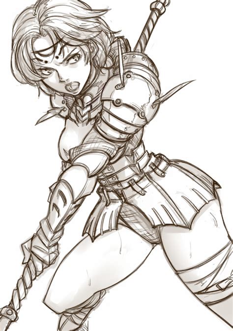 Aelia Valkyrie Profile Drawn By Gus Clarkii Danbooru