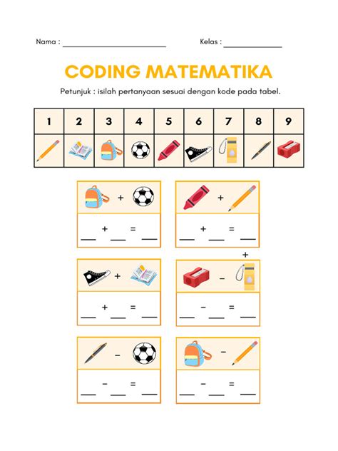 Soal Coding Matematika Kelas 5 Pdf
