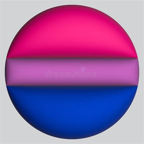 Illustration Of The Bisexual Pride Flag Symbol Of Sexual Minorities Stock Illustration
