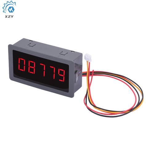 Red Led Digital Tachometer Speed Sensor Brushless Motor Speedometer For Lathe Conveyor Belt