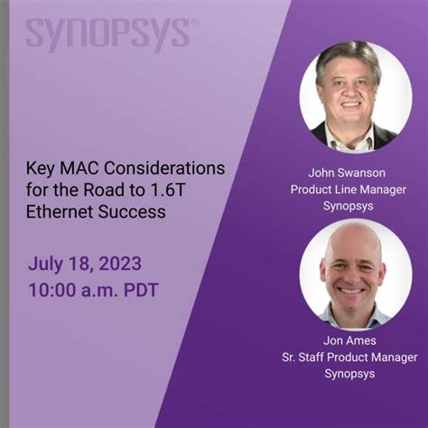 Synopsys Inc On Linkedin Synopsys Webinar Key Mac Considerations For