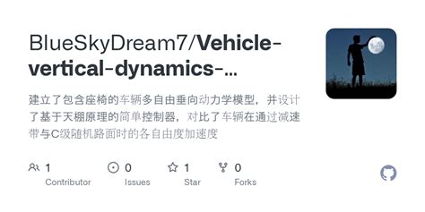 Github Blueskydream7vehicle Vertical Dynamics Modelling And Skyhook