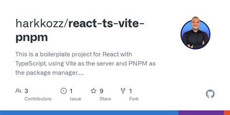 Github Harkkozz React Ts Vite Pnpm This Is A Boilerplate Project For React With Typescript