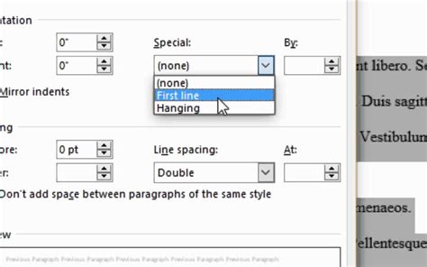How To Set First Line Indent In Word 2013 Spiderlo