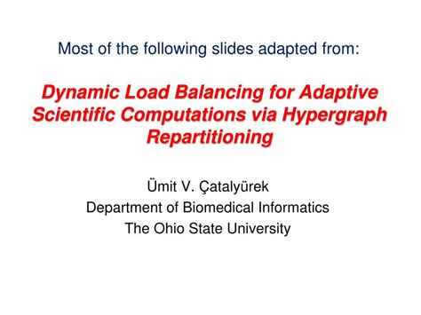 Ppt Cs 240a Graph And Hypergraph Partitioning Powerpoint