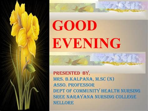 Epidemiological Approach Ppt