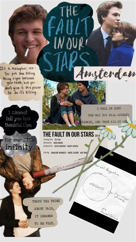 Shuffles The Fault In Our Stars Quotes Augustus Waters Ansel Elgort