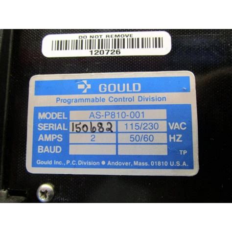 Gould As P810 0001 Power Supply Module Asp8100001 Used Mara Industrial