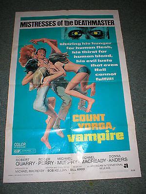 1970~original Movie Poster~count Yorga Vampire~good Condition 655882189