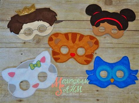 Daniel Tiger Mask Set Daniel Tiger Birthday Daniel Tiger Birthday