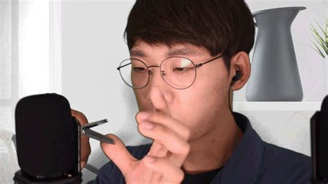 Asmr 말없이 사각사각 가위 소리 D Youtube