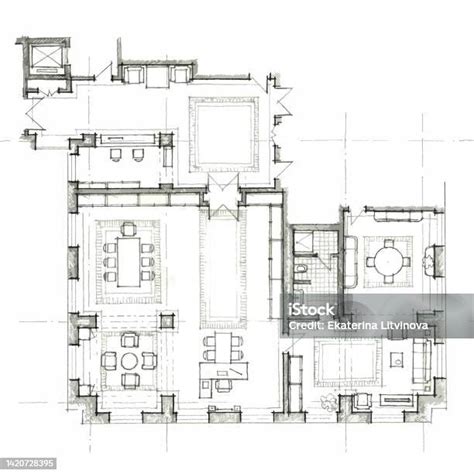 행정 사무실의 건축 평면도 회의실 도면 가구 및 배관 장비 세트가있는 상단 전망 벡터 평면도에 대한 스톡 벡터 아트 및 기타 이미지 평면도 사무실 설계도 Istock