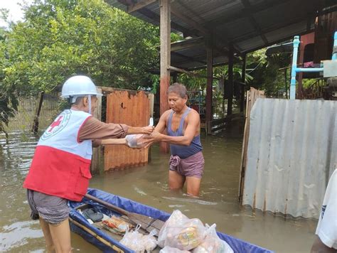 ကျောက်ကြီးမြို့နယ် ကြက်ခြေနီတပ်ဖွဲ့မှ ချောင်းရေဝင်ရောက်၍ ရေကြီးနစ်မြုပ