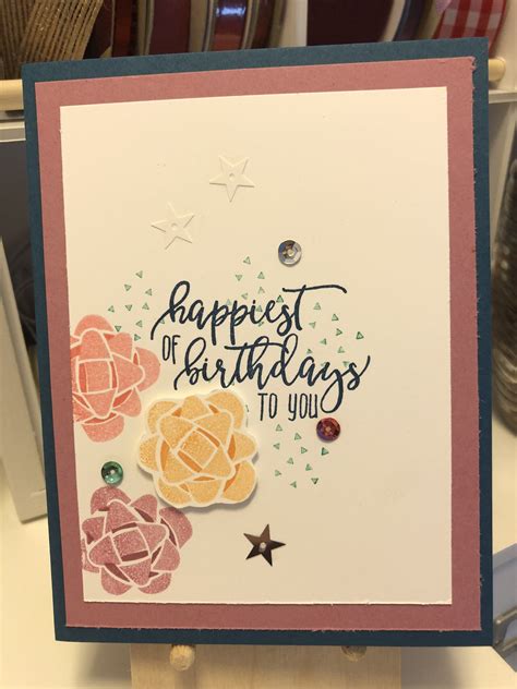 Stampin Up Birthday Card Birthday Stamps Stampin Up Birthday Cards