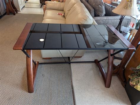 Glass Top Desk Roth And Brader Furniture