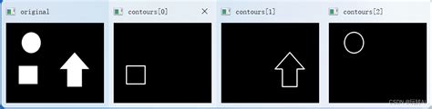 opencv基础 绘制图像轮廓并切割示例 cv drawContours